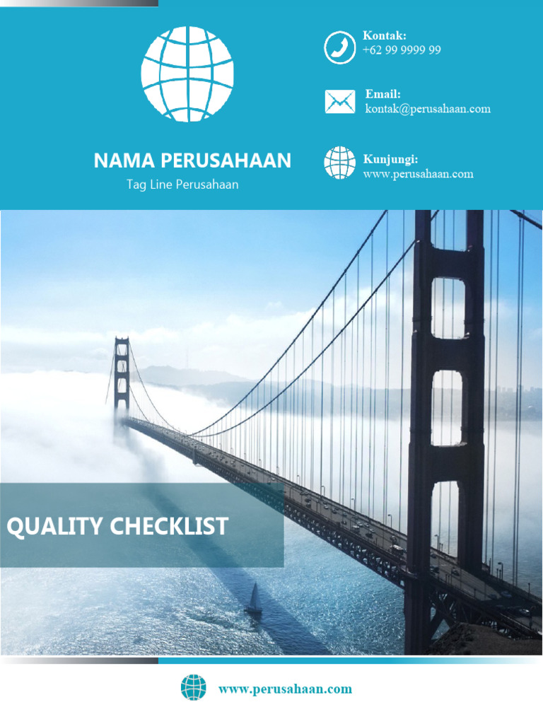 Contoh Checklist Quality Control | PDF