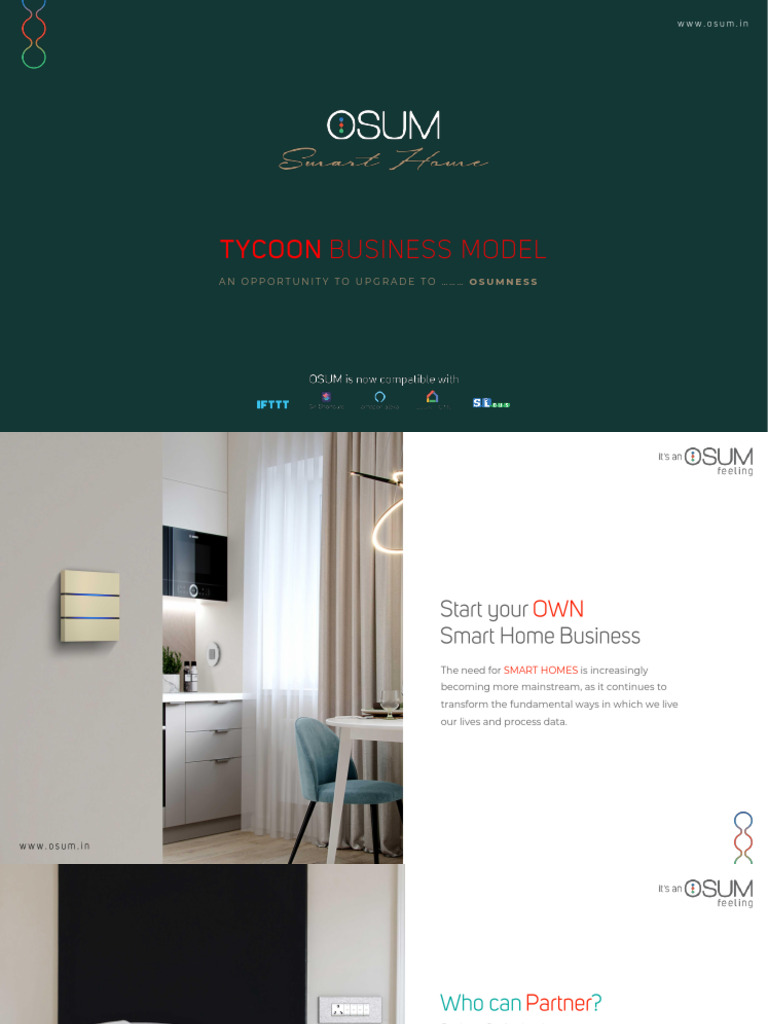 Osum Tycoon Business Model 2021 Pdf Internet Of Things Home