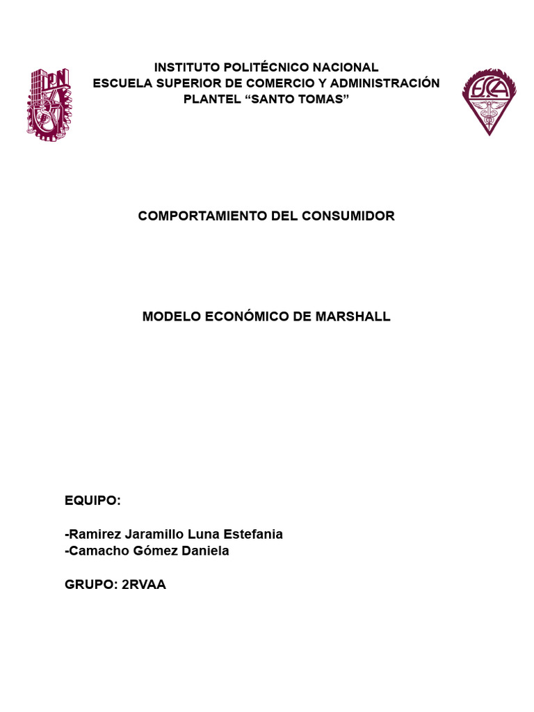 Modelo Económico de Marshall y Consumidor | PDF | Elasticidad (economía ...