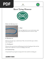Pathfinder Knot Tying Honor Guide | PDF | Knot | Scoutcraft