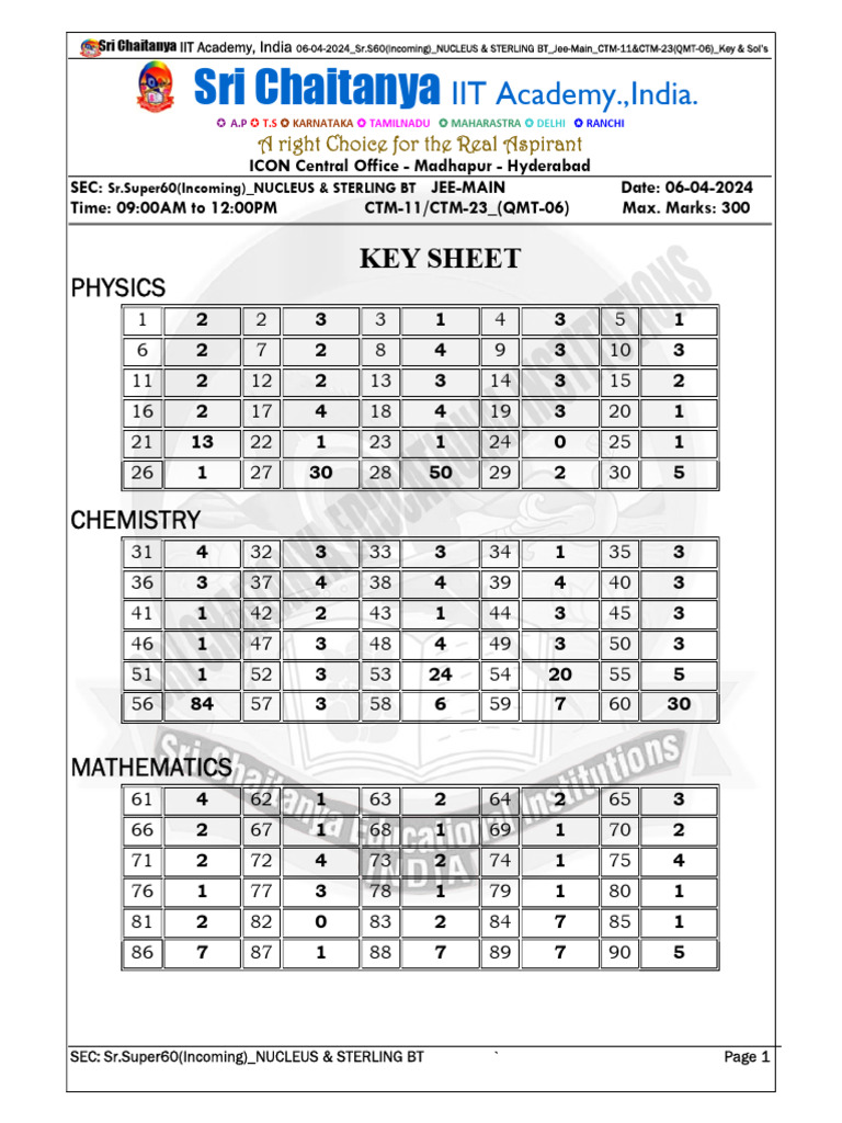 06-04-2024 - SR - Super60 (Incoming) - NUCLEUS & STERLING BT - Jee-Main ...