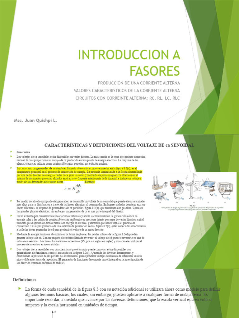 UNIDAD4_INTRODUCCIONA FASORES | Descargar gratis PDF | Impedancia ...