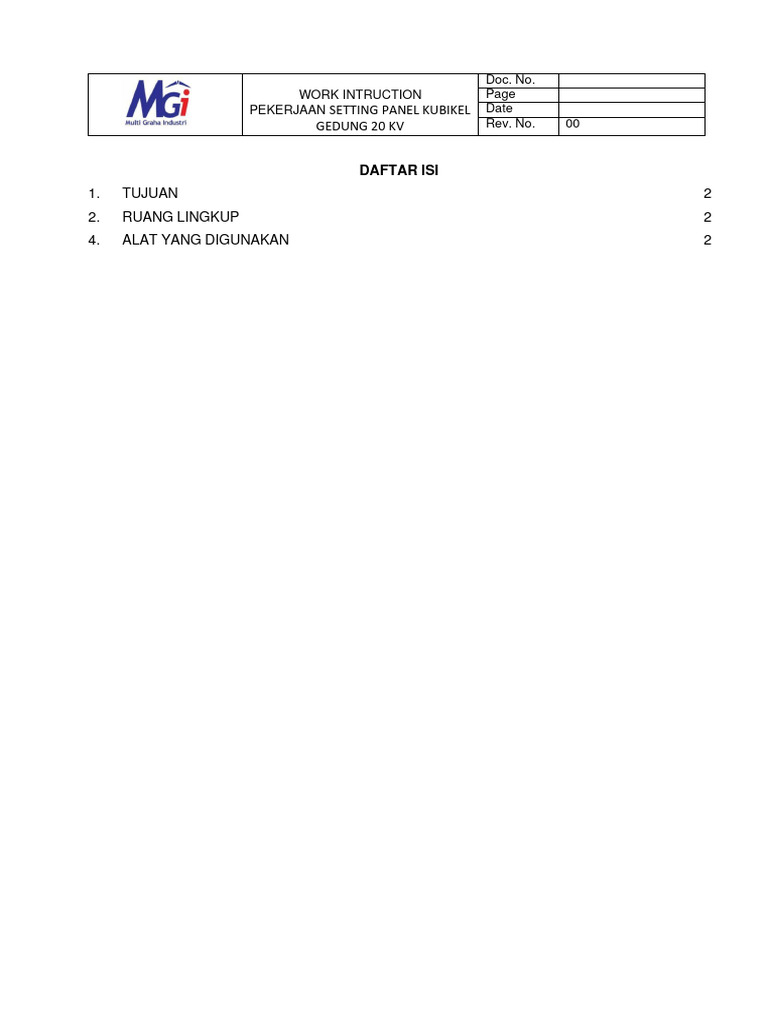 Dokumen K3 | PDF | Teknologi & Rekayasa