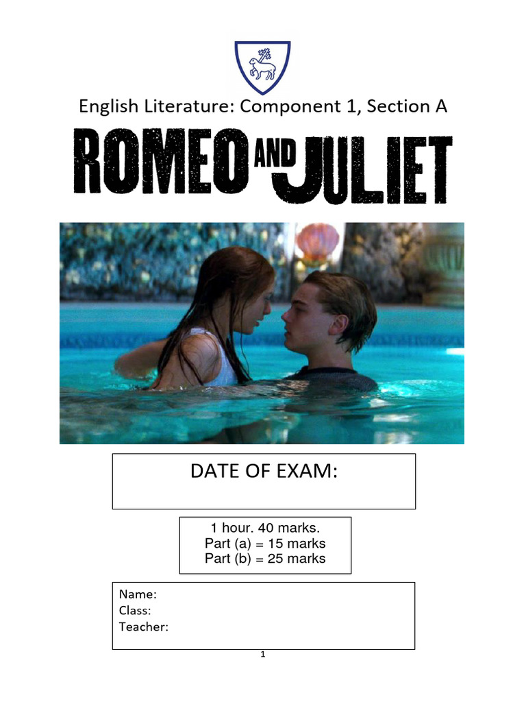 Romeo and Juliet Act Summaries | PDF | Characters In Romeo And Juliet ...