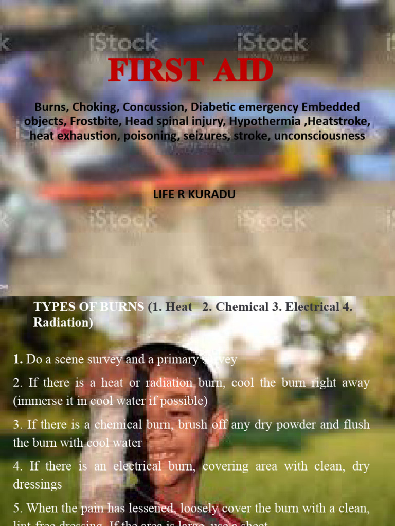 FIRST AID | PDF | Hypothermia | First Aid