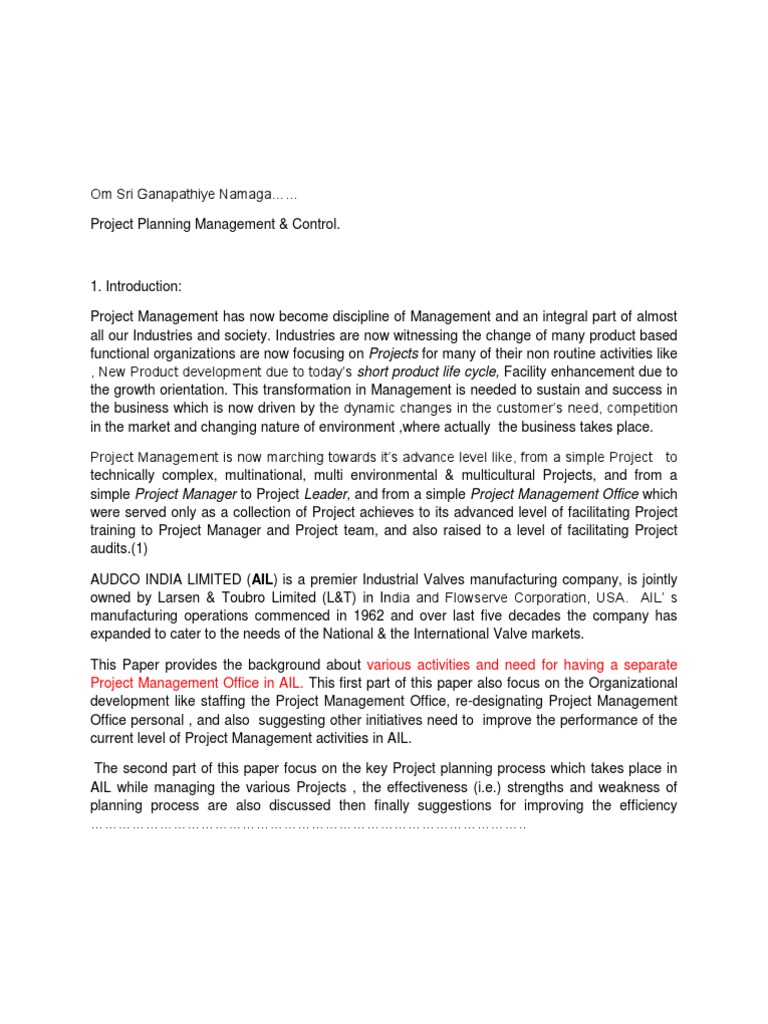 Module 2 PMA | PDF | Project Management | Valve