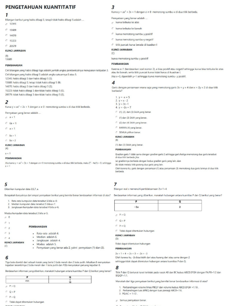 Pembahasan TPS | PDF
