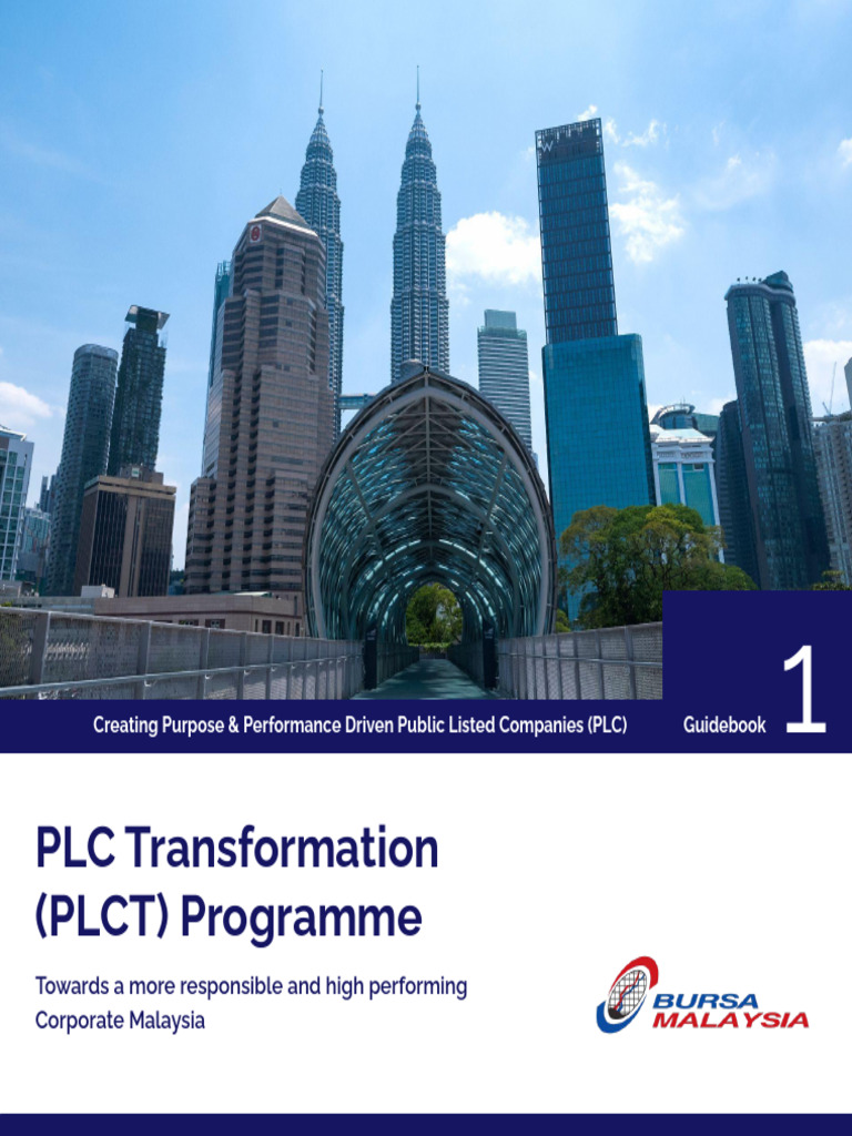 PLCT Programme Guidebook 1 - Purpose and Performance Driven | PDF ...
