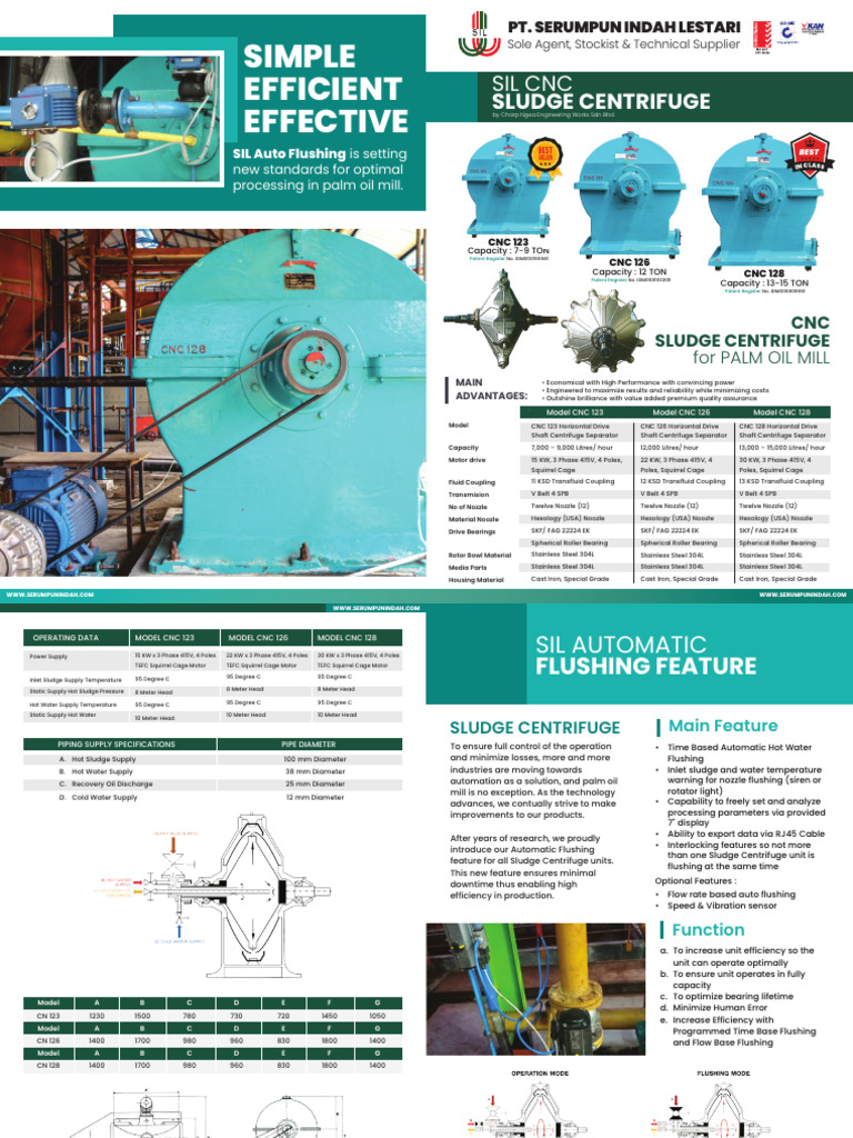 A3 - Sil CNC Sludge Centrifuge | PDF | Steel | Nozzle