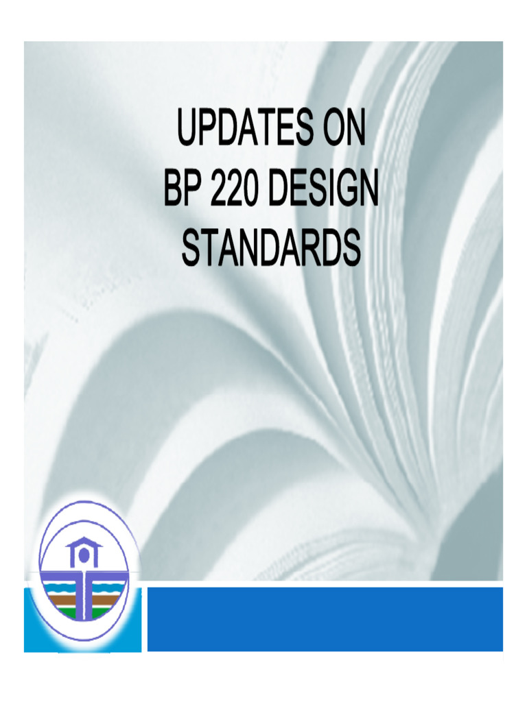 BP 220 Housing Design Standards Update | PDF | Elevator | Architectural ...