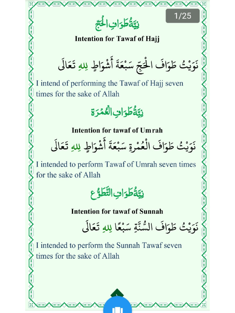 Tawaf Dua | PDF