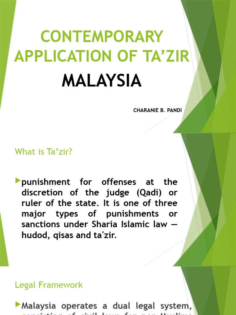 Ta'zir in Malaysia: Shari'ah Punishments | PDF | Sharia | Crimes