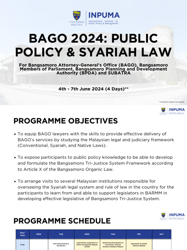 BAGO 2024 Public Policy Syariah Law | PDF | Malaysia | Sharia