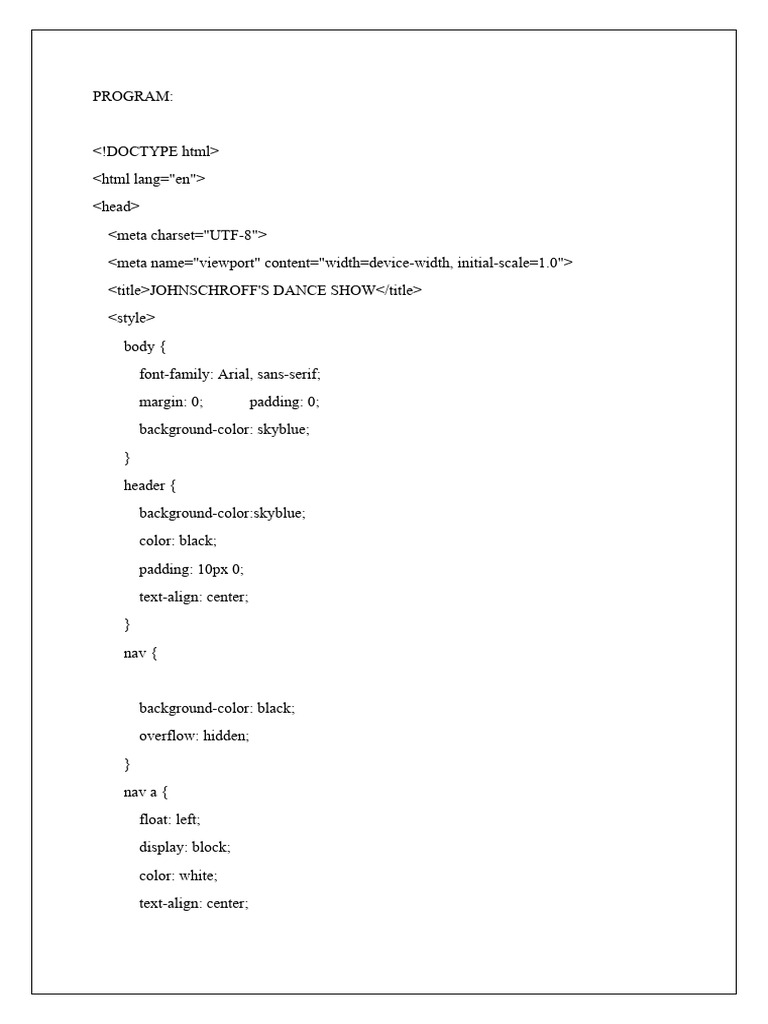 Work | PDF | Dances | Performing Arts