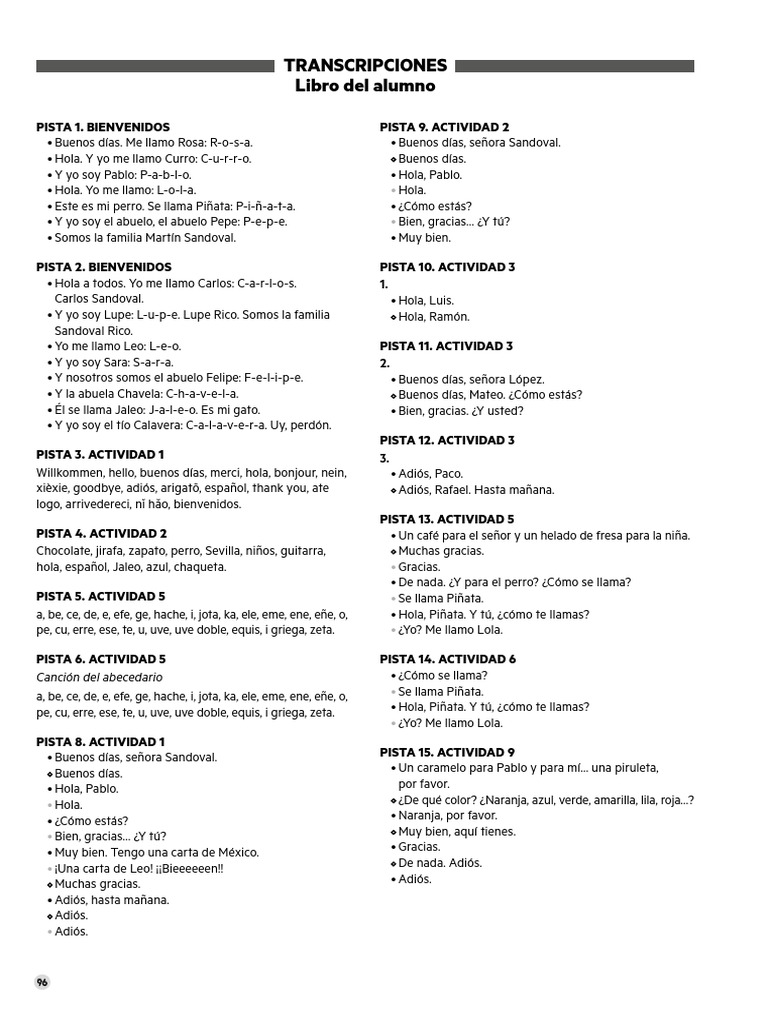 Lyl TBK Transcripciones | PDF