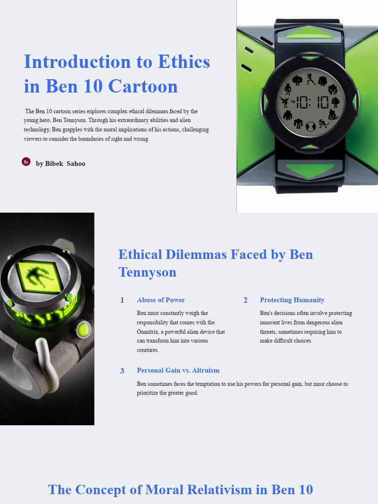 Ethical Dilemmas in Ben 10 | PDF | Utilitarianism | Morality