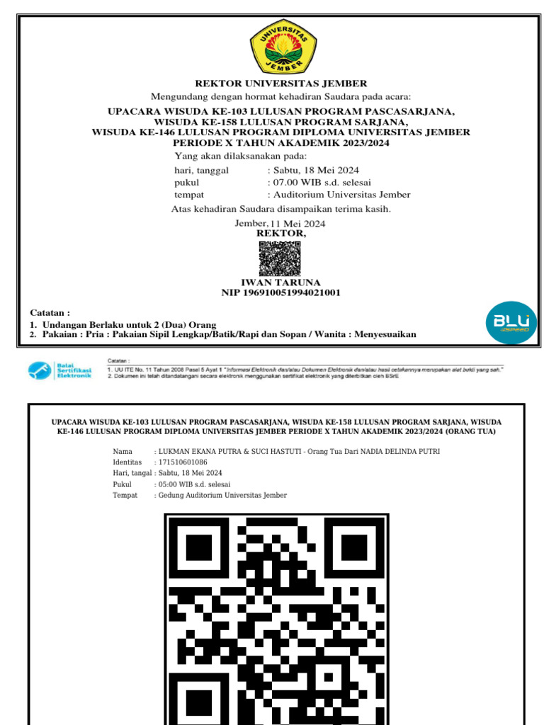 Undangan Wisuda | PDF