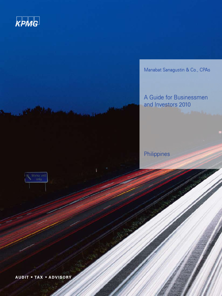 KPMG Philippines - Guide For Businessmen and Investors 2010 | PDF ...