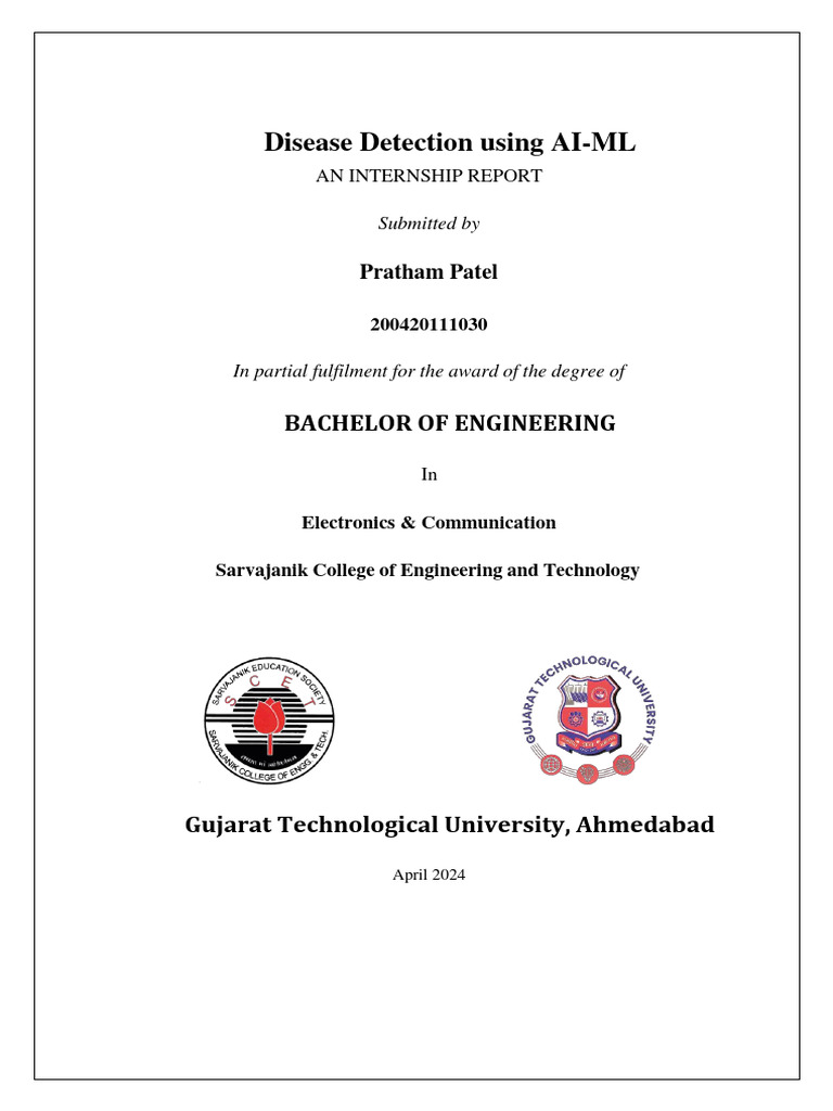 GTUReport Pmms | PDF | Mammography | Machine Learning