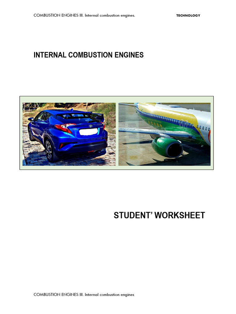 Student' worksheet_P4S26Y3_Combustion_Engines_Internal_Combustion ...