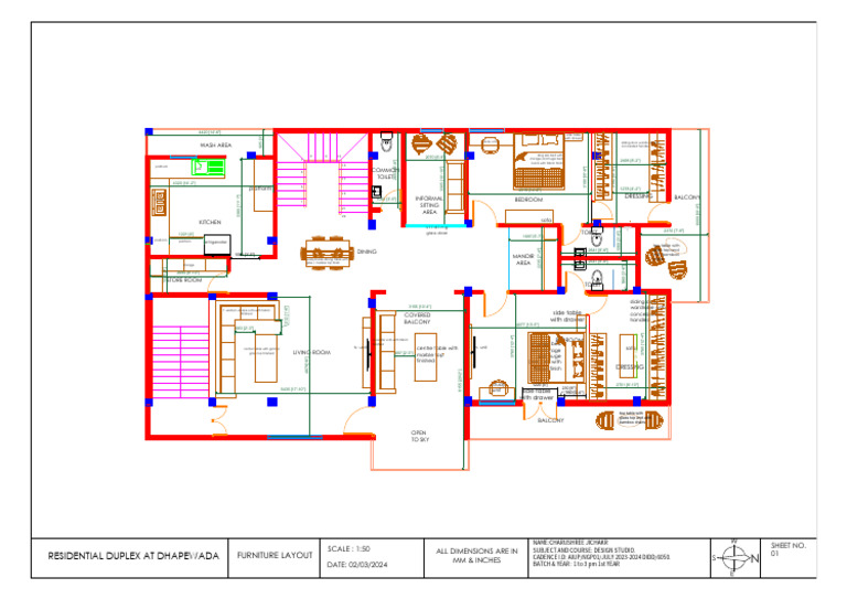 Charushree BUNGLOW PLAN 1-Model - PDF Final | PDF | Home | Furniture