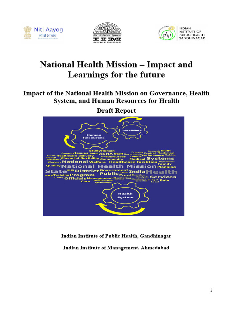 Impact of NHM On Health Systems Governance & Human Resources | PDF ...