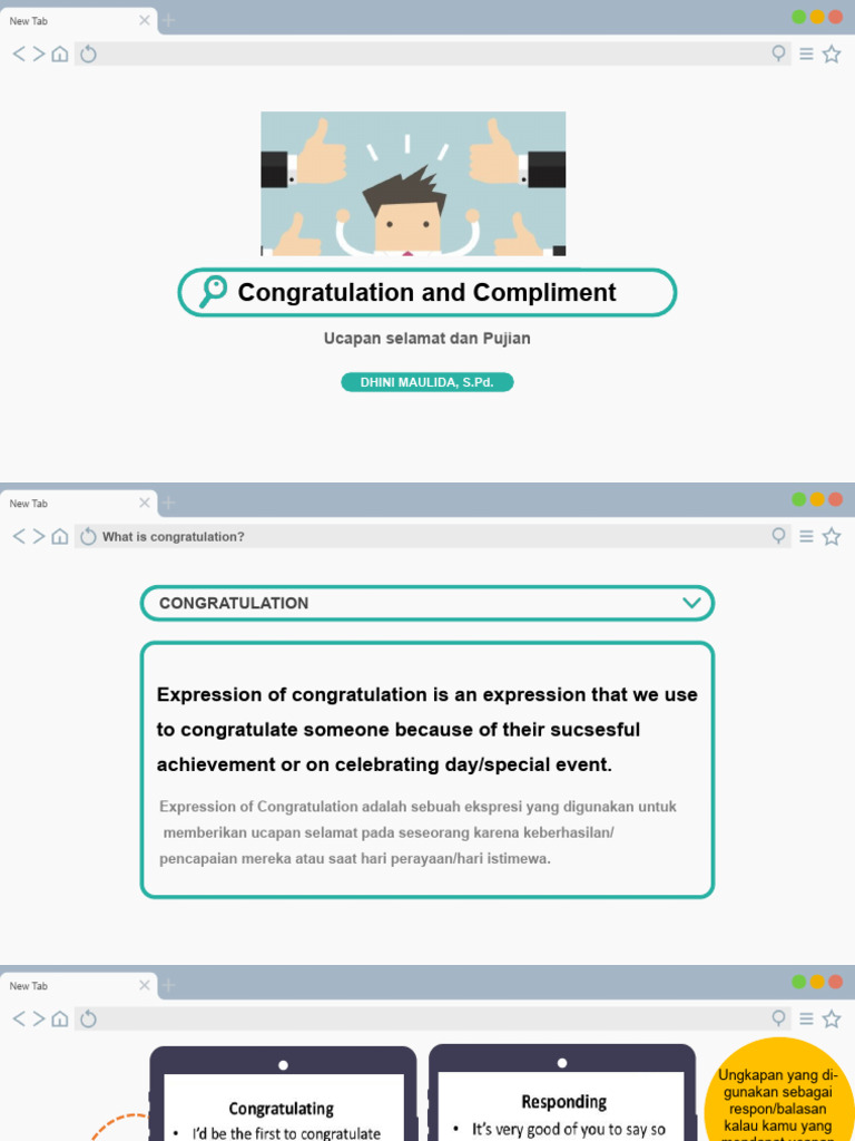 Congratulation and Compliment-X Grade | PDF