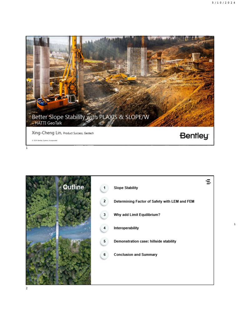 Materi Webinar Plaxis PLX GS | PDF | Finite Element Method | Applied And Interdisciplinary Physics