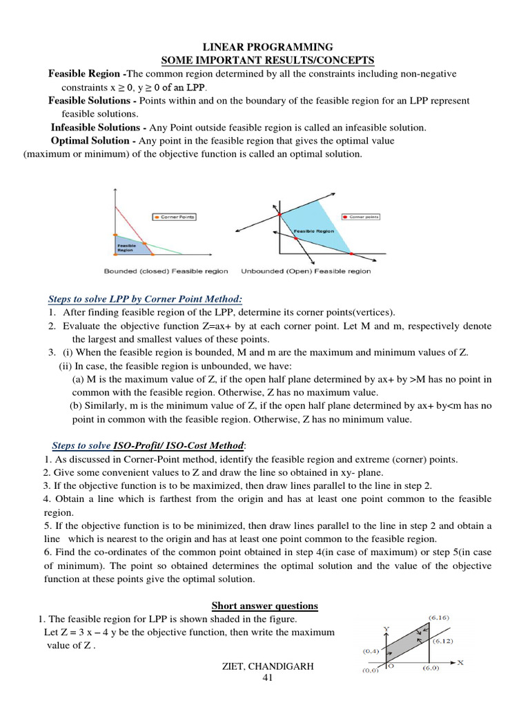 Class XII Applied Maths1 | PDF | Mathematical Optimization | Applied Mathematics