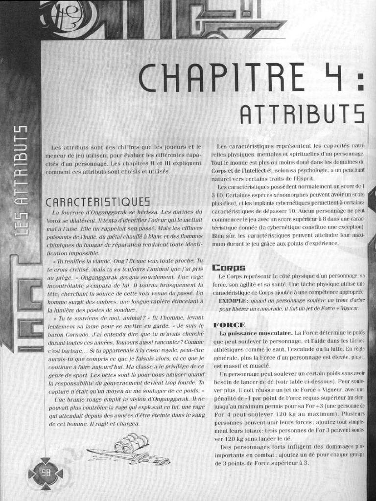Livre de Base Chapitre 04 - Les Attributs | PDF