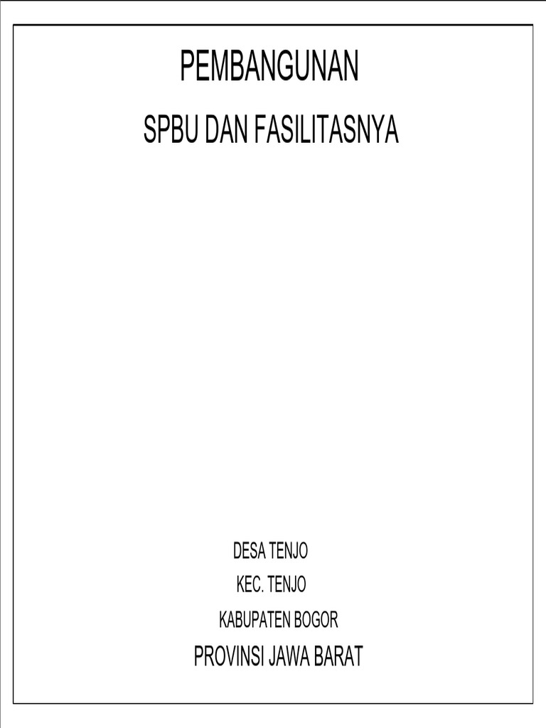 Gambar Spbu Pertamina Tenjo | PDF