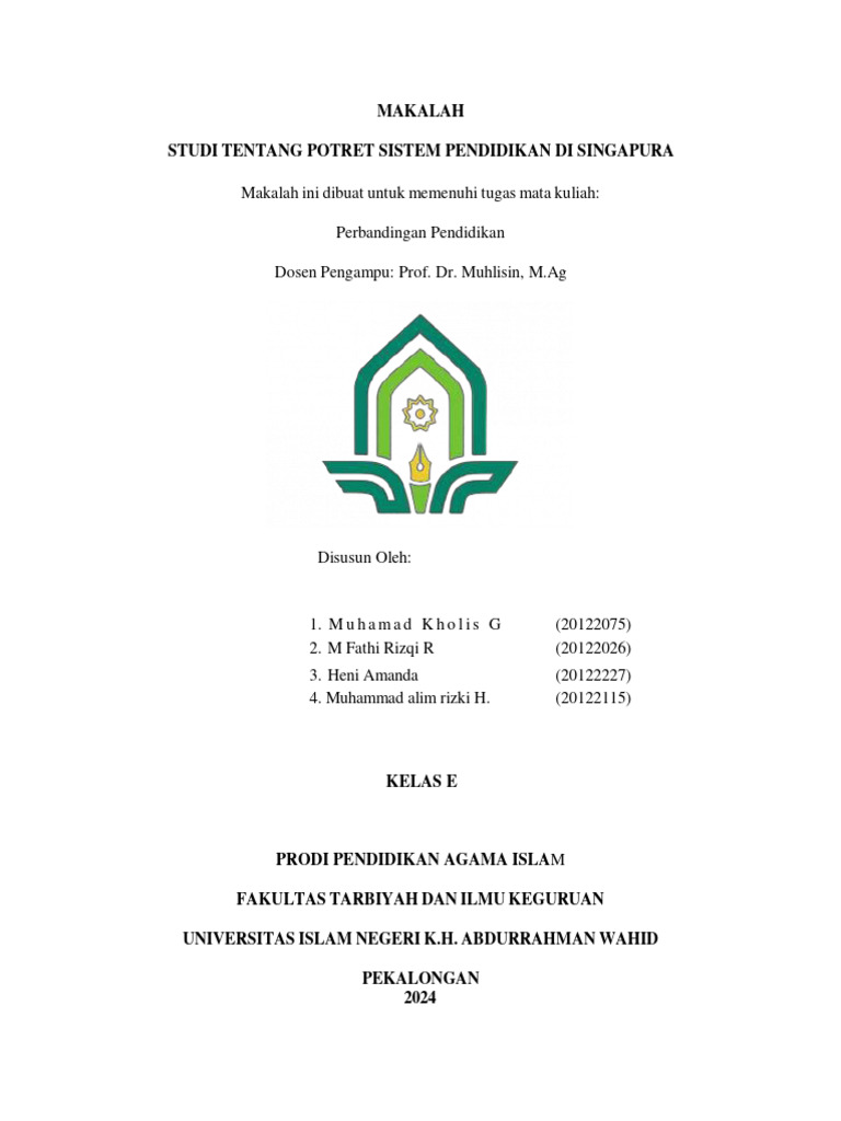 MAKALAH Kel 5 Perbandingan Pendidikan ..... | PDF