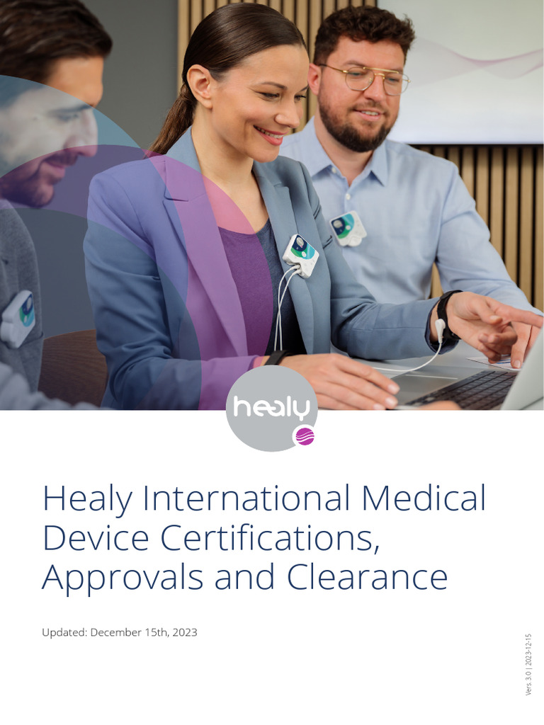 Healy World Certifications Approvals Clearances | PDF | Medical Device ...