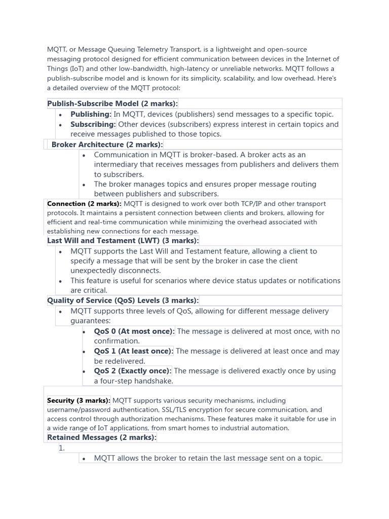 noTES iot | PDF | Internet Protocol Suite | Osi Model