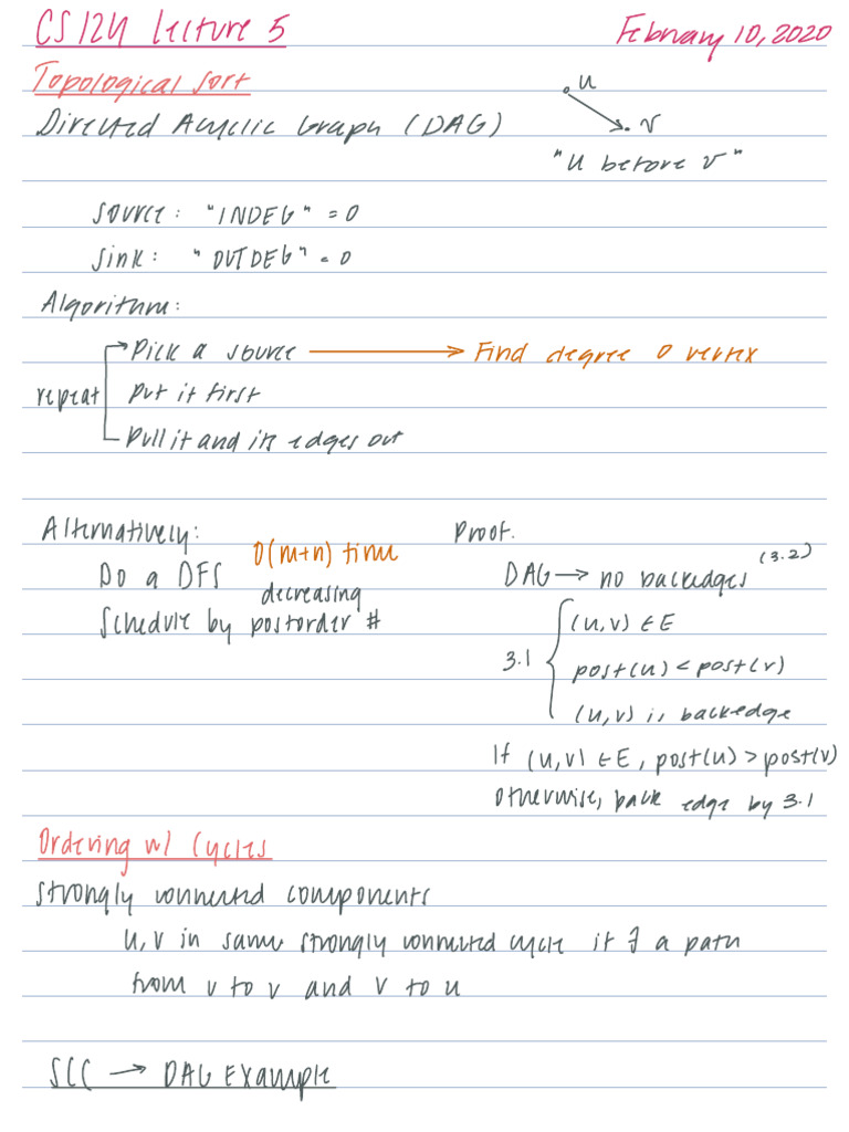 CS124 Lecture 5 - Feb 10 | PDF | Algorithms And Data Structures | Mathematical Relations