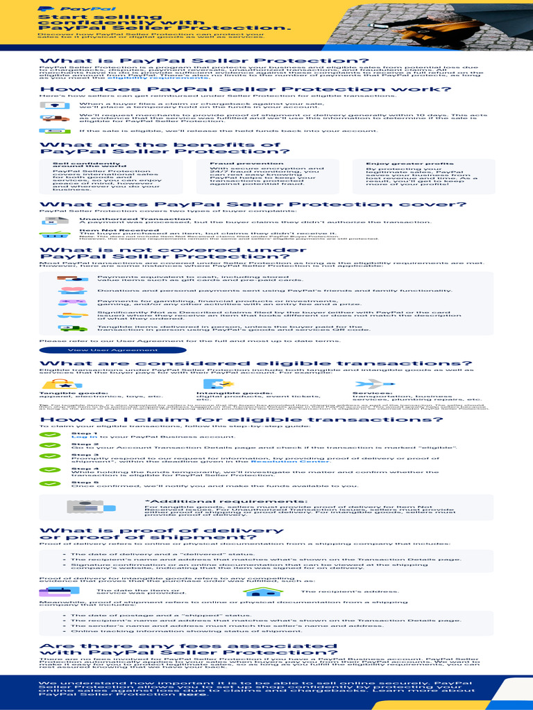 What Is Seller Protection Apac en | PDF | Pay Pal | Financial Transaction