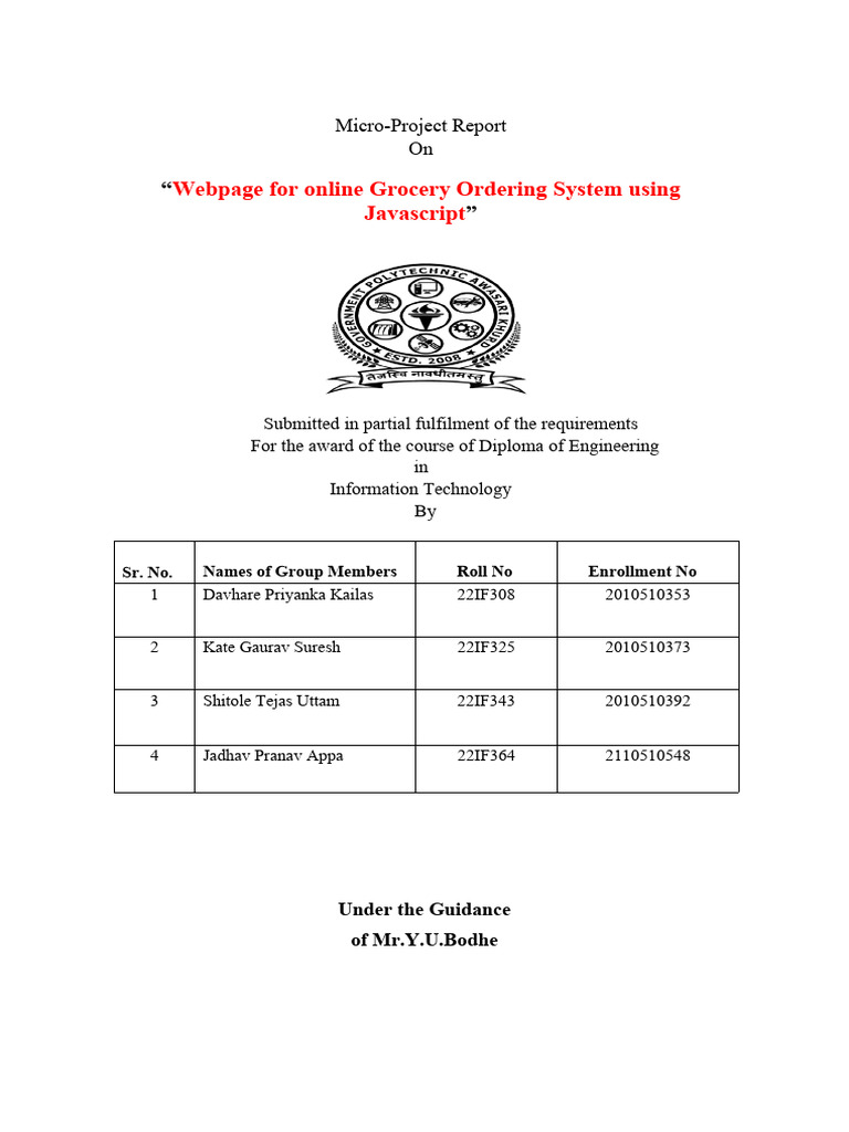 CSS - Microproject A and B | PDF | Java Script | World Wide Web