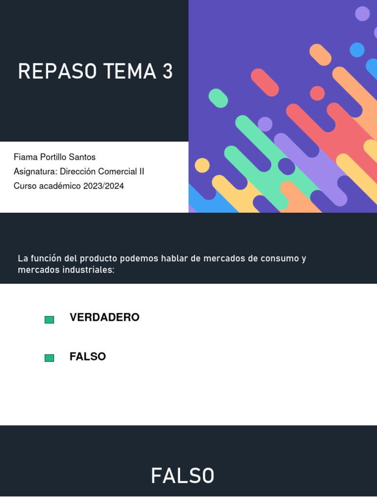 Repaso Tema 3 | PDF | Publicidad | Negocios económicos