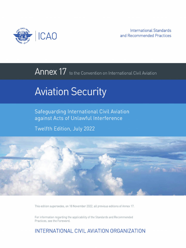 Annex 17 - Aviation Security | PDF