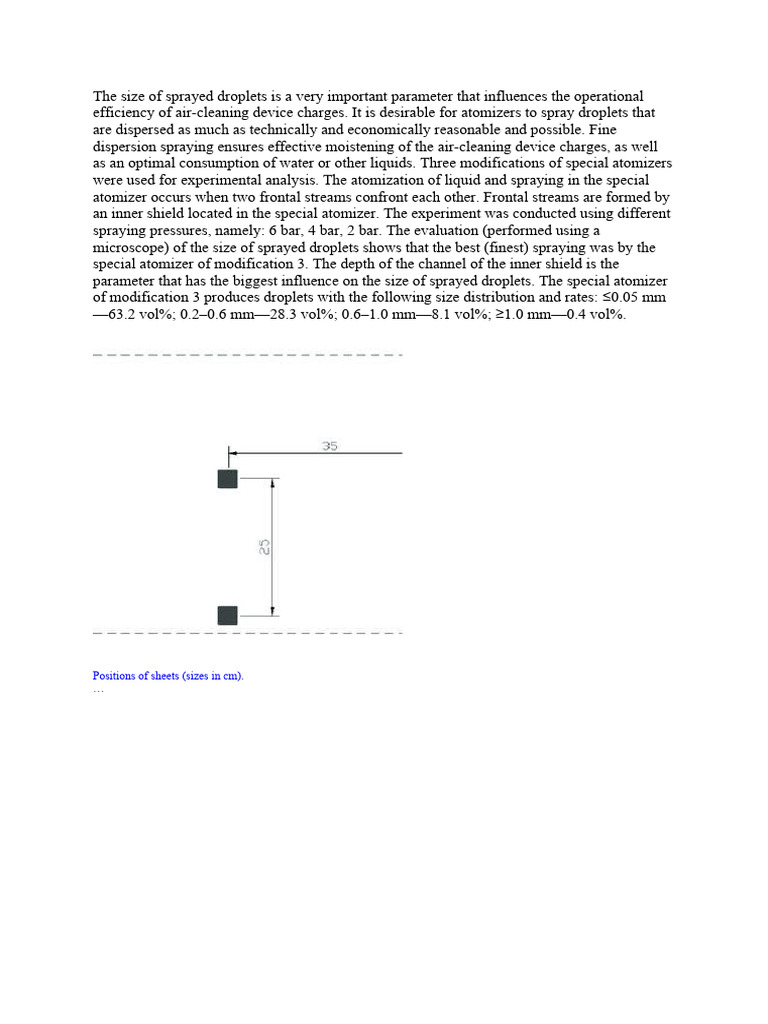 Optimizing Droplet Size in Atomizers | PDF