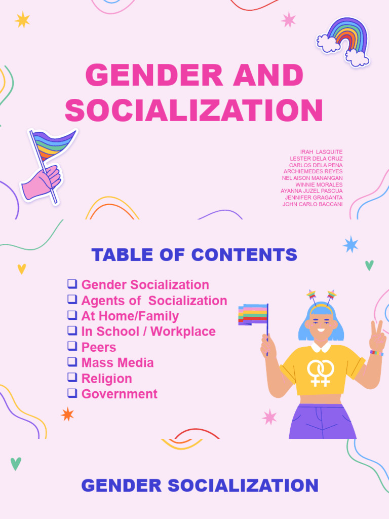 Gender Socialization Group 4 | PDF | Socialization | Parent