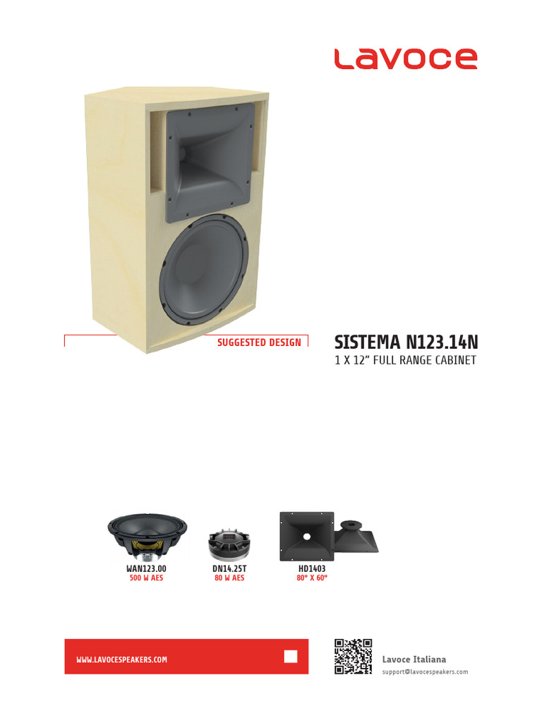 LAVOCE Sistema-N123.14N SuggDes RevB.a Low-Res | PDF | Capacitor | Resistor
