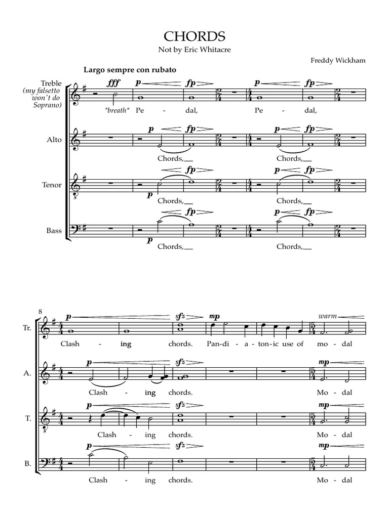 Every Eric Whitacre Piece Ever | PDF