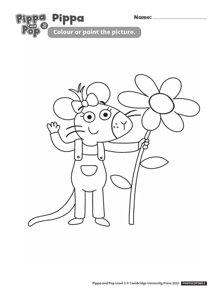 Pippa and Pop Level 3 Coloring Book | PDF | Games & Activities | Home ...
