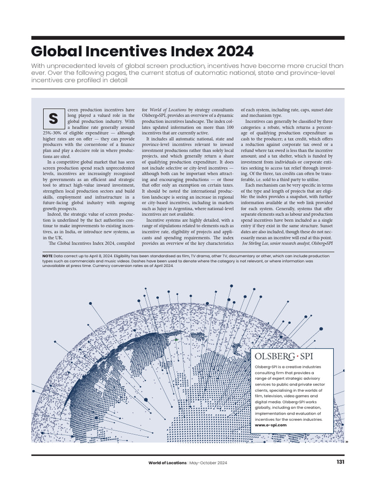 Global Incentives Index May 2024 DIGITAL | PDF | Expense | Tax Refund