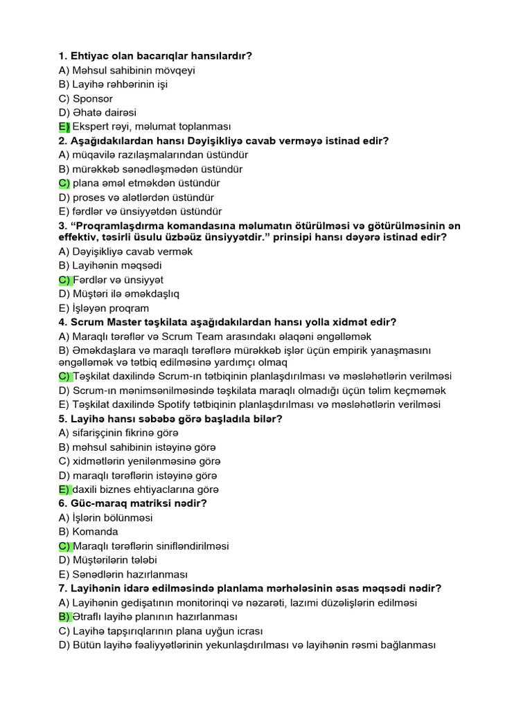 Cavab - It Layihe | PDF