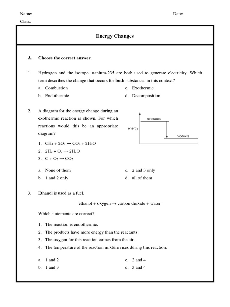 Enthalpy Changes | Download Free PDF | Methane | Chemical Reactions