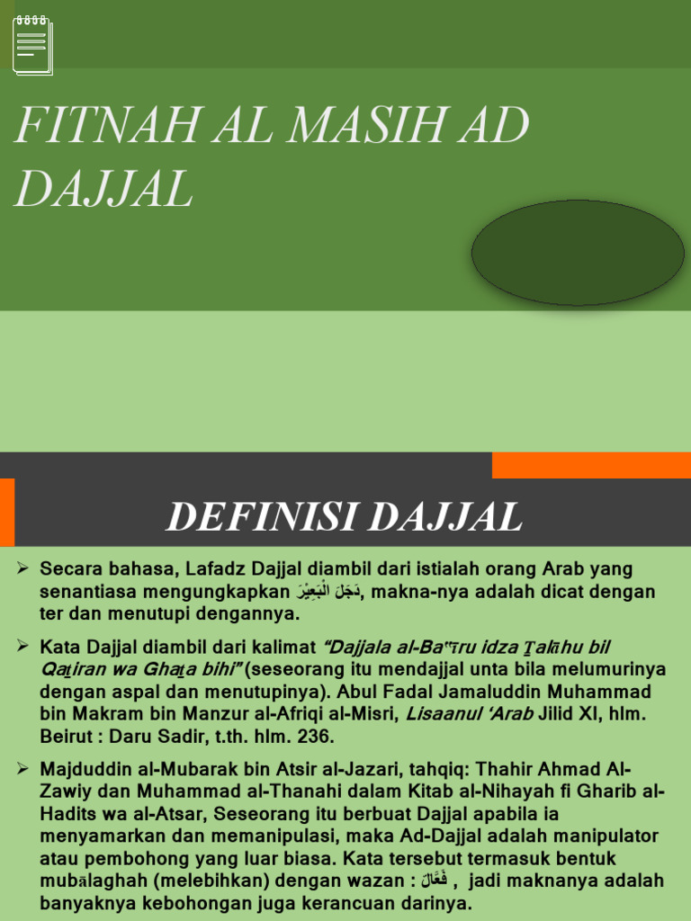 Fitnah Dajjal | PDF