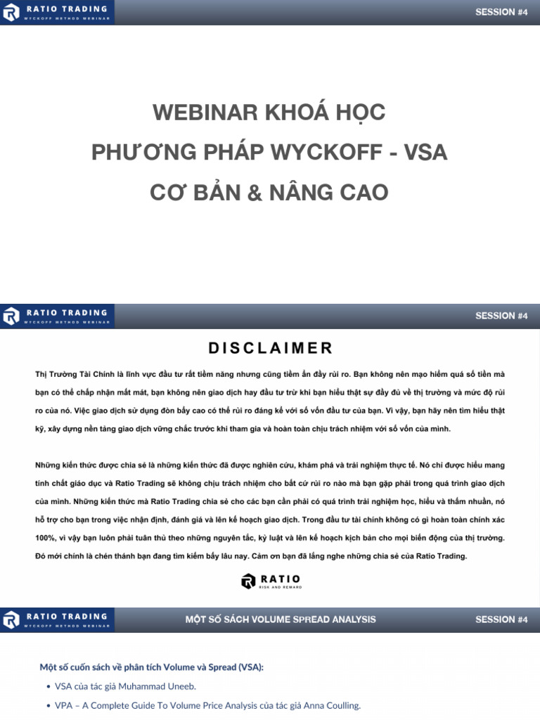 Phân Tích - Ứng Dụng Volume Spread Analysis _ Wyckoff VSA | PDF