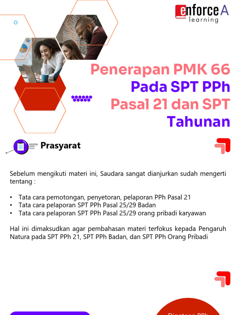 EnforceA - Penerapan PMK 66 Pada SPT PPH Pasal 21 Dan SPT Tahunan | PDF | Bisnis | Pengelolaan ...